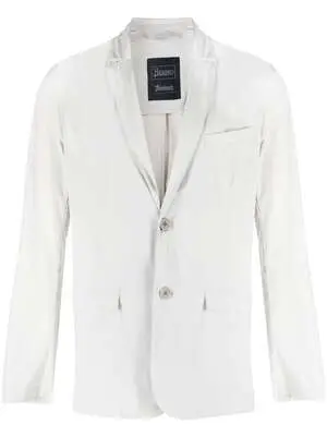 Herno Plain Single-breasted Blazer - Grey