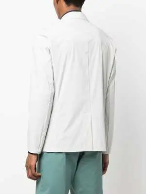Herno Plain Single-breasted Blazer - Grey