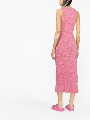 GANNI Knitted Midi Dress