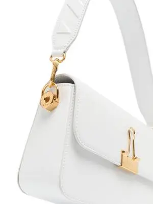 Off-White Binder Shoulder Bag - White