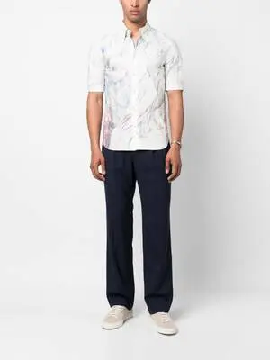 PT TORINO Relaxed-fit Tailored Trousers - Blue