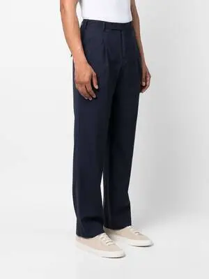 PT TORINO Relaxed-fit Tailored Trousers - Blue