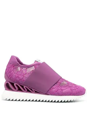 LE SILLA Reiko Lace Sneakers - Purple