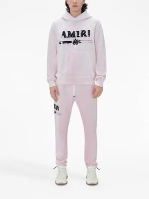 Amiri Logo Embellished Cotton Hoodie