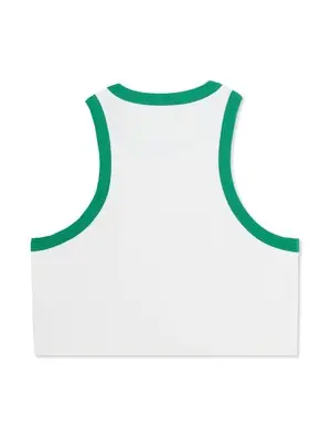 SIMONMILLER Logo-print Cropped Tank Top