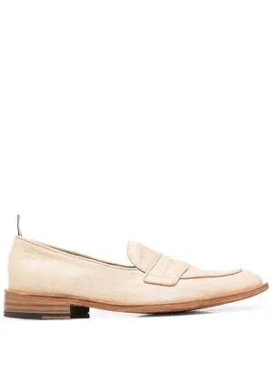 Thom Browne Grosgrain-loop Trim Loafers