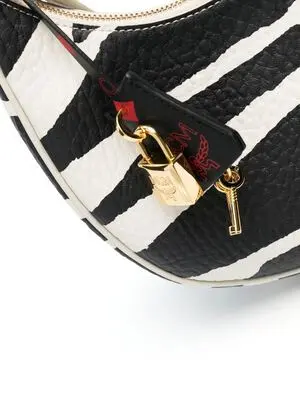 Mcm Zebra-print Shoulder Bag