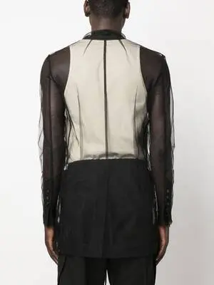 Rick Owens Sheer Buttoned Shirt