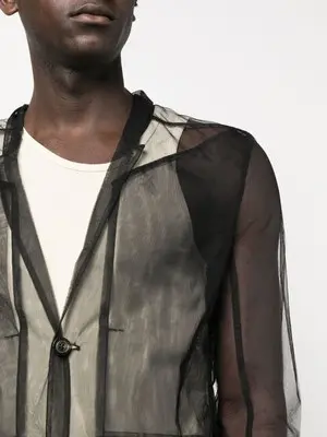 Rick Owens Sheer Buttoned Shirt