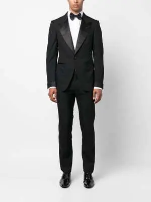 TOM FORD Peak-lapels Single-breasted Suit - Black
