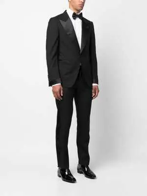 TOM FORD Peak-lapels Single-breasted Suit - Black
