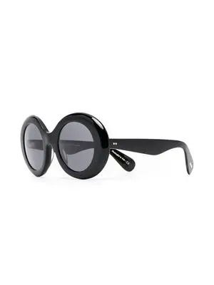Oliver Spencer Dejeanne Oversized-frame Sunglasses - Black