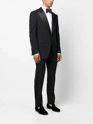 TOM FORD Peak Lapels Single-breasted Suit - Black