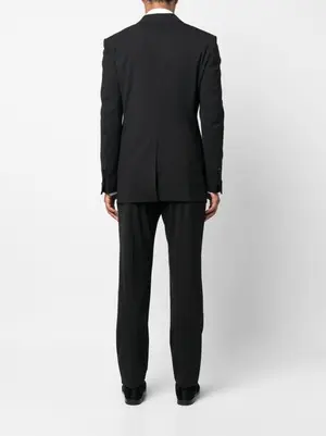 TOM FORD Peak Lapels Single-breasted Suit - Black