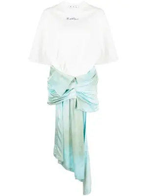 Off-white Asymmetrical Day Dresses