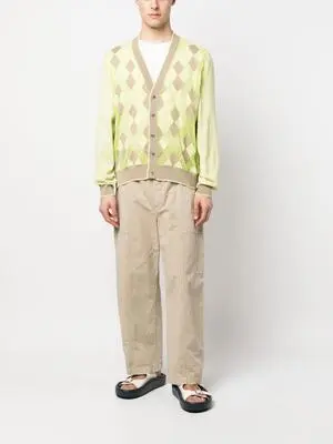 Jacquemus Toledo Argyle Cardigan
