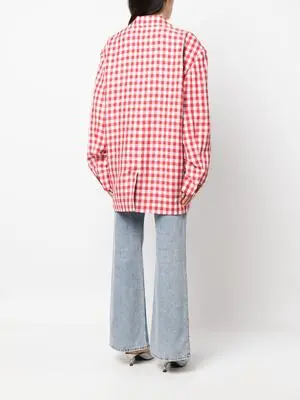 Acne Studios Single-breasted Gingham Blazer