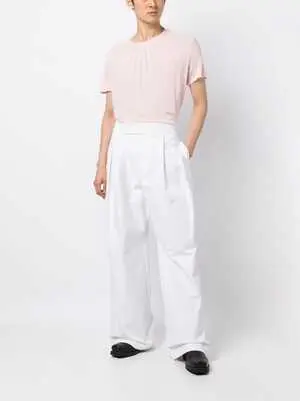 AARON ESH Ruched-detail Short-sleeve T-shirt