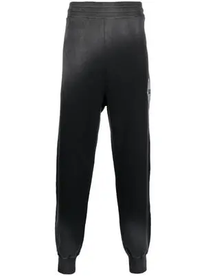 A-COLD-WALL* Logo-print Gradient-effect Track Pants - Black