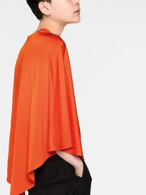 Stella McCartney Draped High-low Blouse
