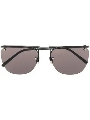 Saint Laurent Pilot-frame Sunglasses - Black