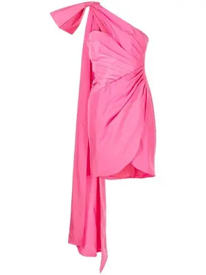 Marchesa Taffeta Mini Dress