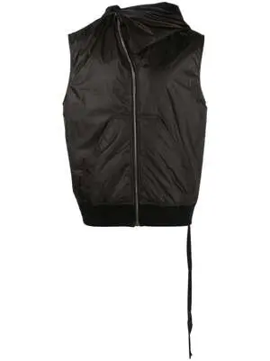 Rick Owens Pouch-pocket Zip-up Hoodie - Black
