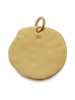 Monica Vinader Goddess Coin Pendant Charm - Gold