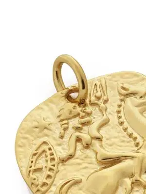 Monica Vinader Goddess Coin Pendant Charm - Gold