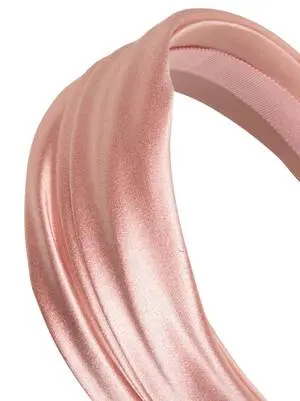 JENNIFER BEHR Natasha Draped Satin Headband - Pink