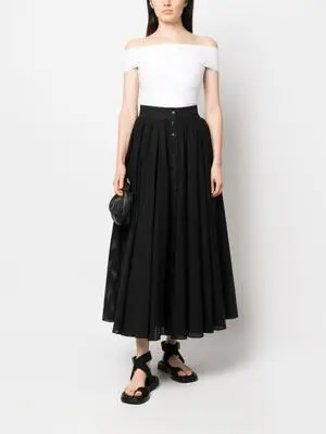Philosophy Di Lorenzo Serafini Off-shoulder Short-sleeve Top
