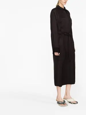 JIL SANDER Single-breasted Belted-waist Coat