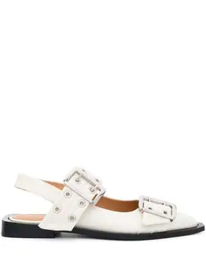 Ganni Mid Calf Flats For Women
