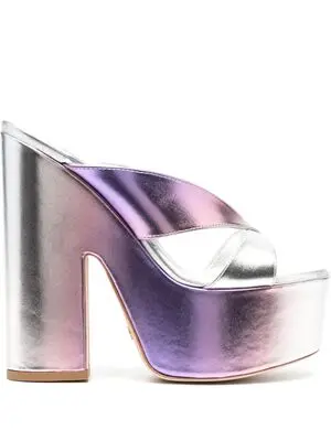 STUART WEITZMAN 160mm Open-toe Metallic Sandals