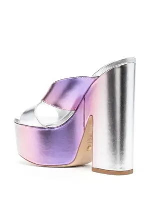 STUART WEITZMAN 160mm Open-toe Metallic Sandals