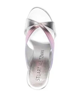 STUART WEITZMAN 160mm Open-toe Metallic Sandals
