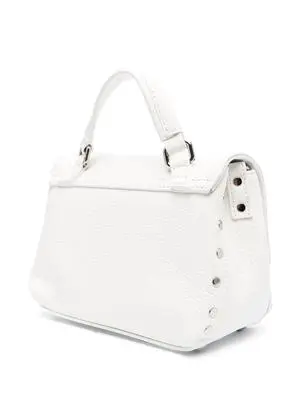 ZANELLATO Postina Daily Giorno Baby Leather Tote Bag - White