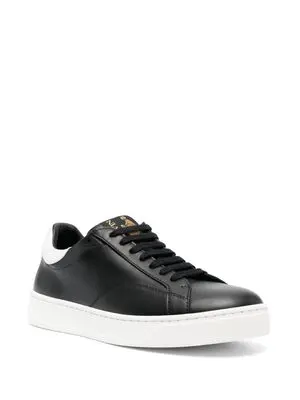 LANVIN Ddb0 Low-top Leather Sneakers - Black
