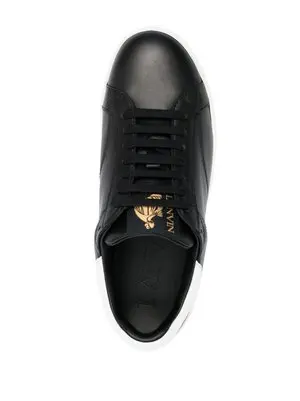 LANVIN Ddb0 Low-top Leather Sneakers - Black