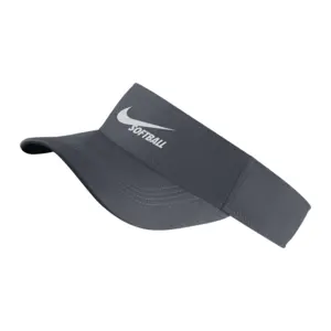 Nike Unisex Dri-fit Swoosh Softball Visor Grey
