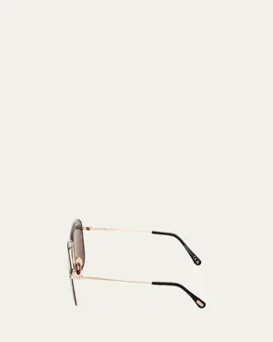 TOM FORD Jaden Aviator Sunglasses