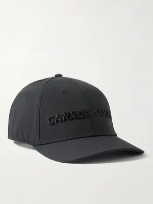 Canada Goose Logo-embroidered Baseball Cap - Black