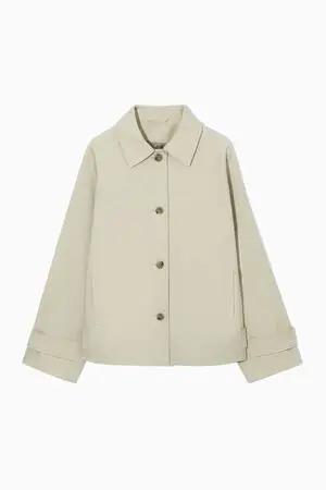 Cos Minimal Short Trench Coat