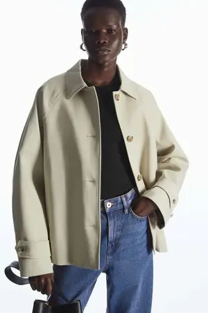Cos Minimal Short Trench Coat