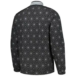 STARTER Brooklyn Nets In-field Play Fashion Satin Full-zip Varsity Jacket