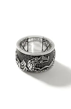 John Hardy Legends Naga Band Ring - Silver