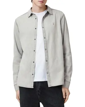 Allsaints Denim Shirts For Men