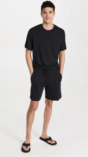 Eberjey Henry Modal Short Pj Set - Black