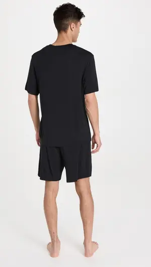 Eberjey Henry Modal Short Pj Set - Black