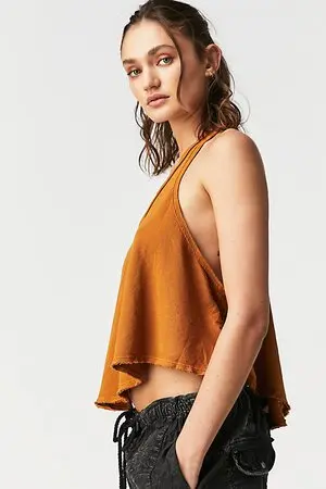 Free People Care FP Karri Swing Tank By Free People Spiced Pecan